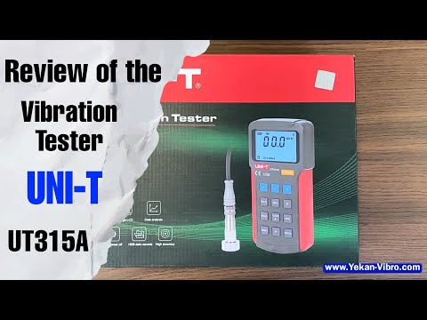 Review of the UNI-T UT315A portable vibration measuring device
