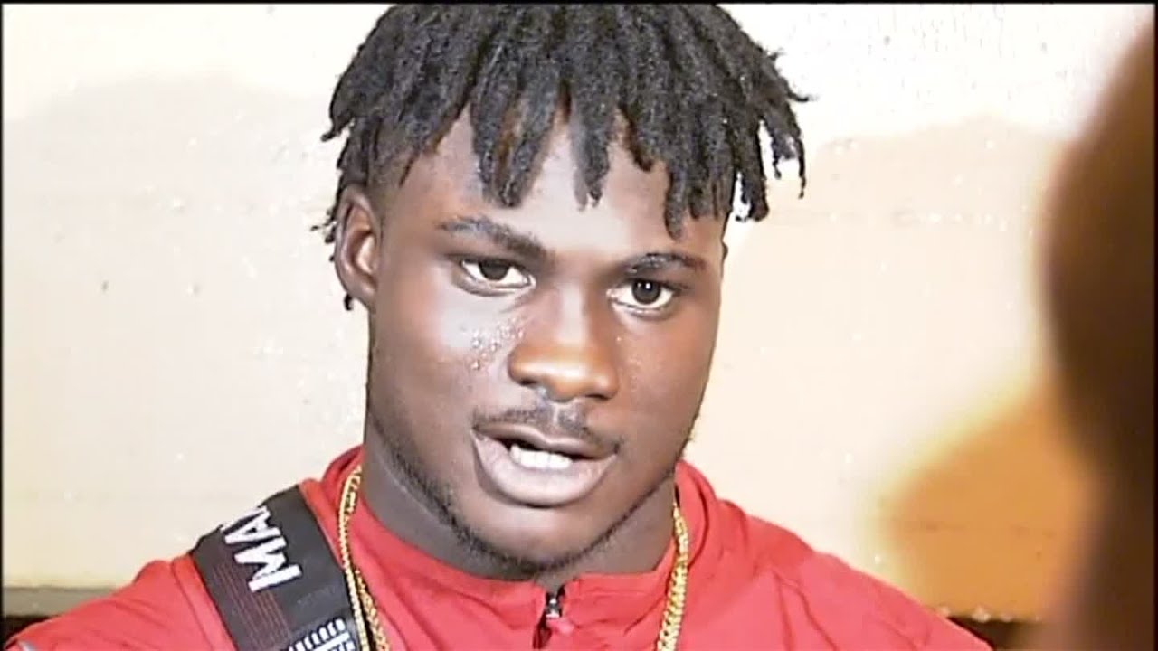 Ronnie Harrison after Tennessee - YouTube