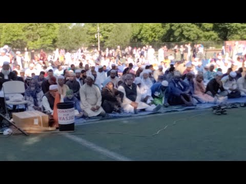 Live: ঈদের জামায়াত Prospect Park Parade Ground Brooklyn New York - YouTube