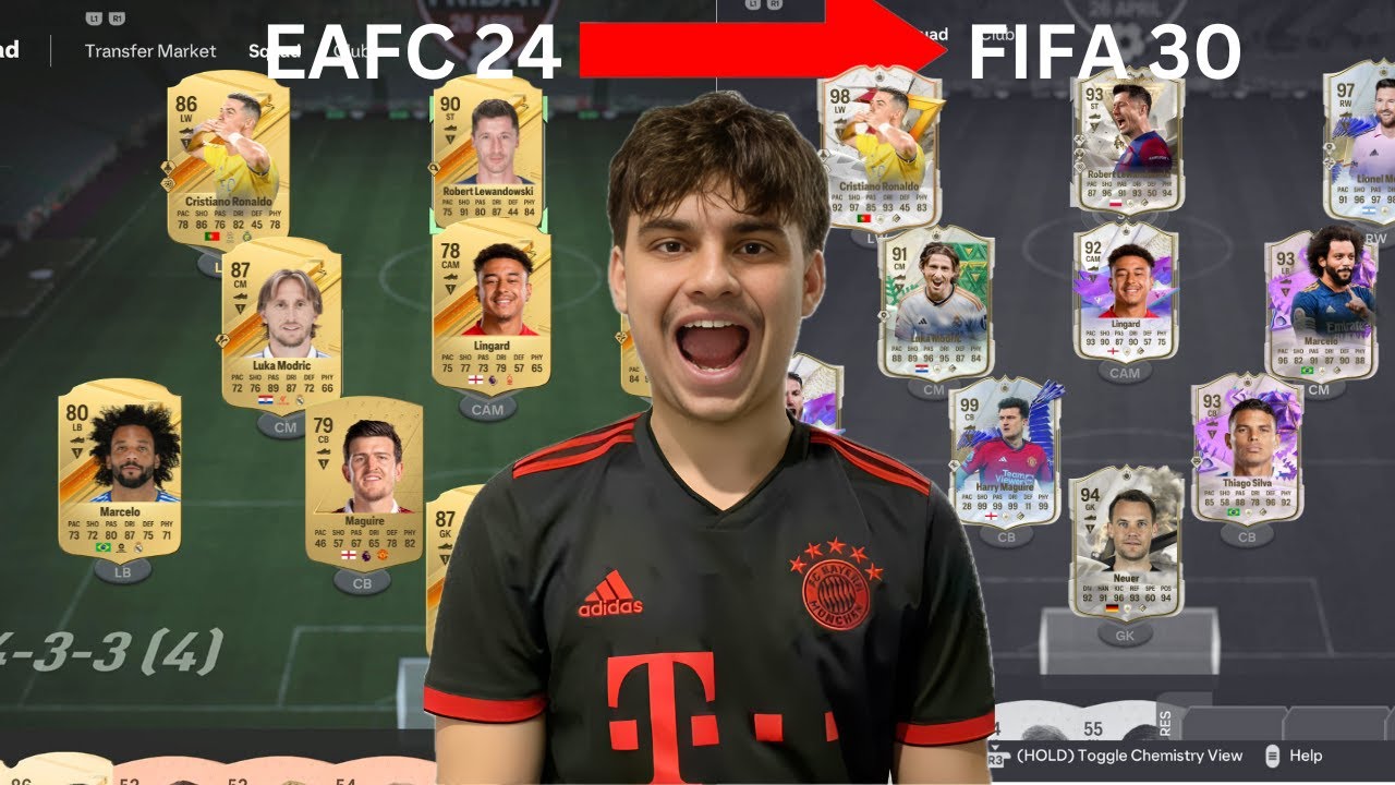 I Used A Team Of Future Icons On EAFC 24 - YouTube