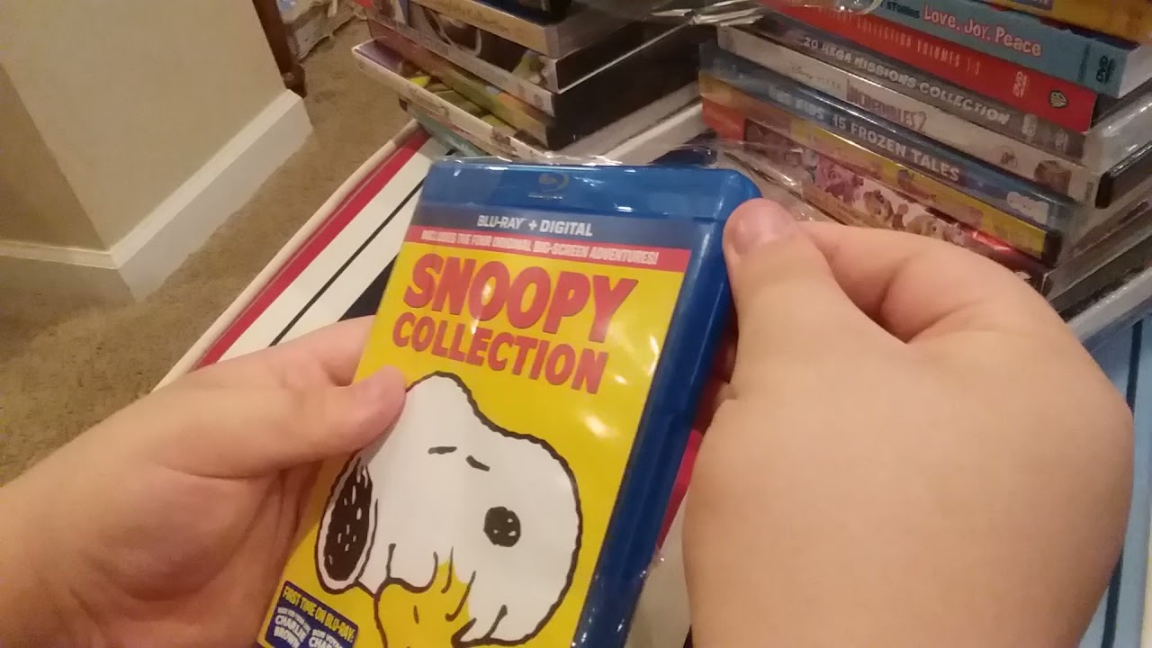 The Snoopy 4-Movie Collection Blu-ray Unboxing (Grandma's House Version ...