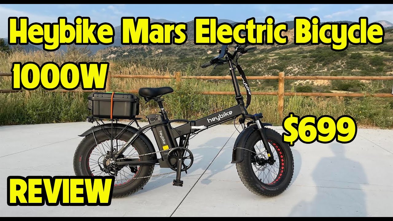 Heybike Mars Electric Bicycle Review|Foldable 20" x 4.0 - YouTube