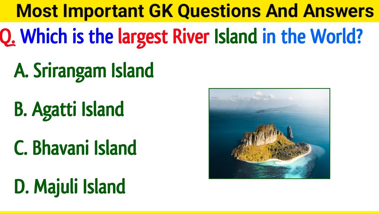 Top 20 GK Questions And Answers || GK In English || GK Quiz ...
