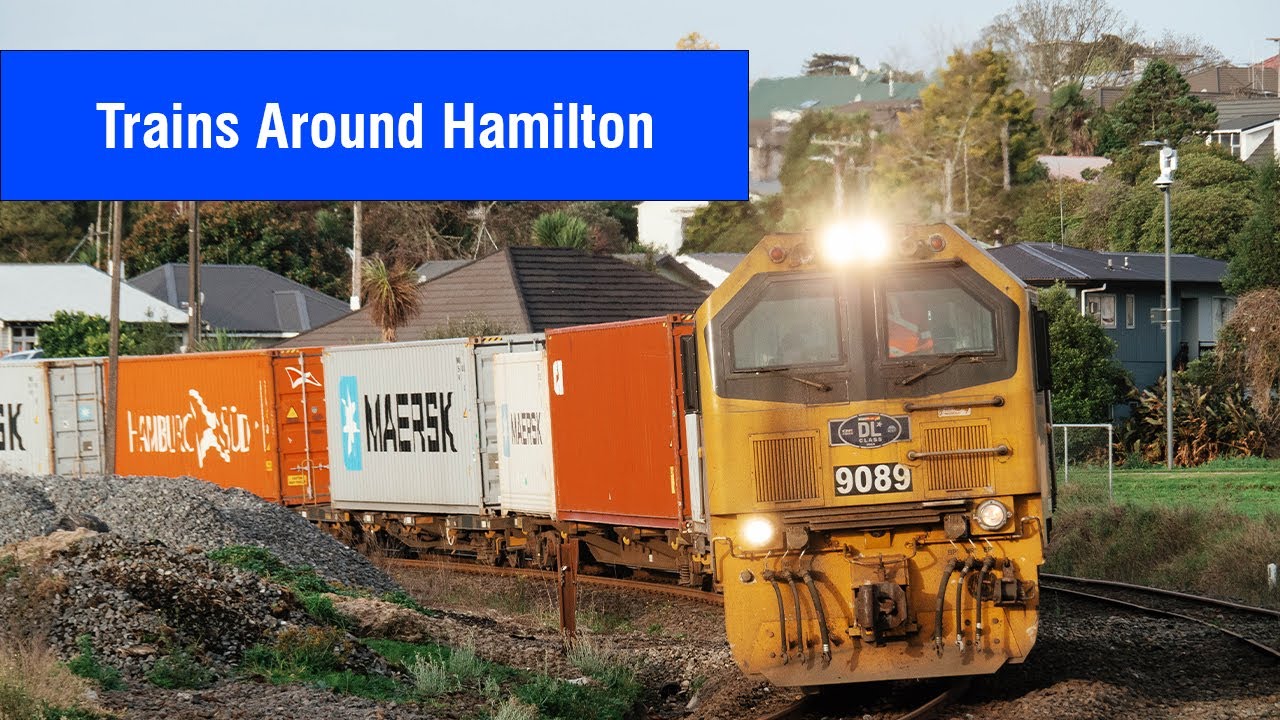 Trains Around Hamilton - YouTube