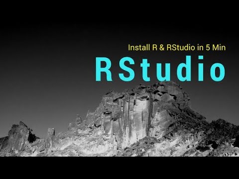 How to install R and RStudio in 5 min | R installation | how to ...