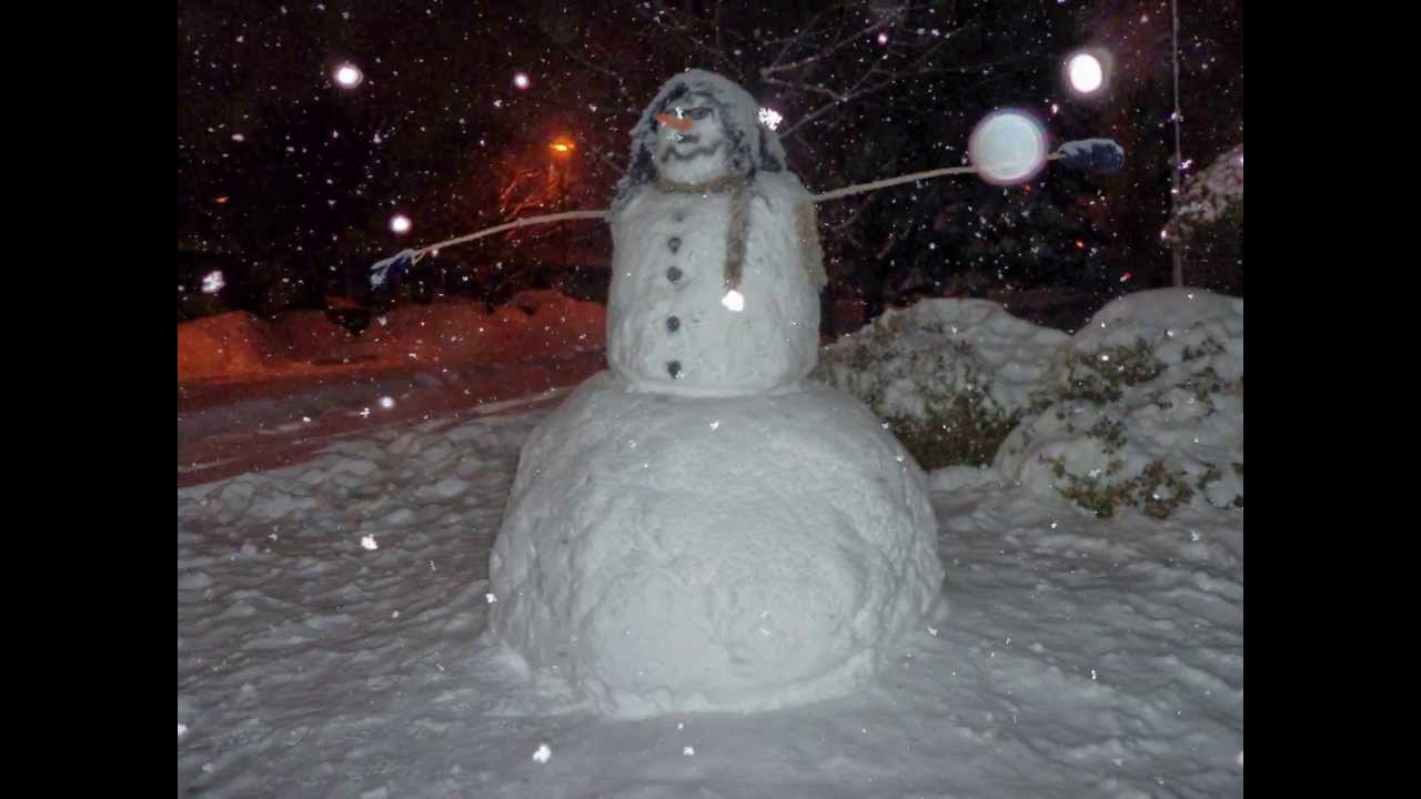 Scariest Snowman Ever! - YouTube