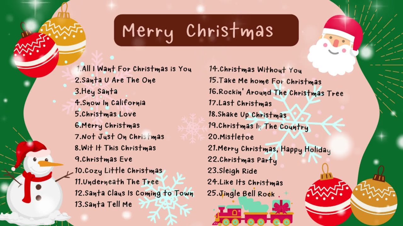 [Playlist] The Best Christmas Songs Of All Time🎄🎅/\Christmas Songs ...
