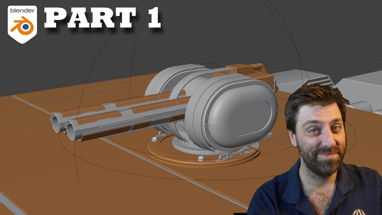 How to "block out" a 3D model in Blender - YouTube