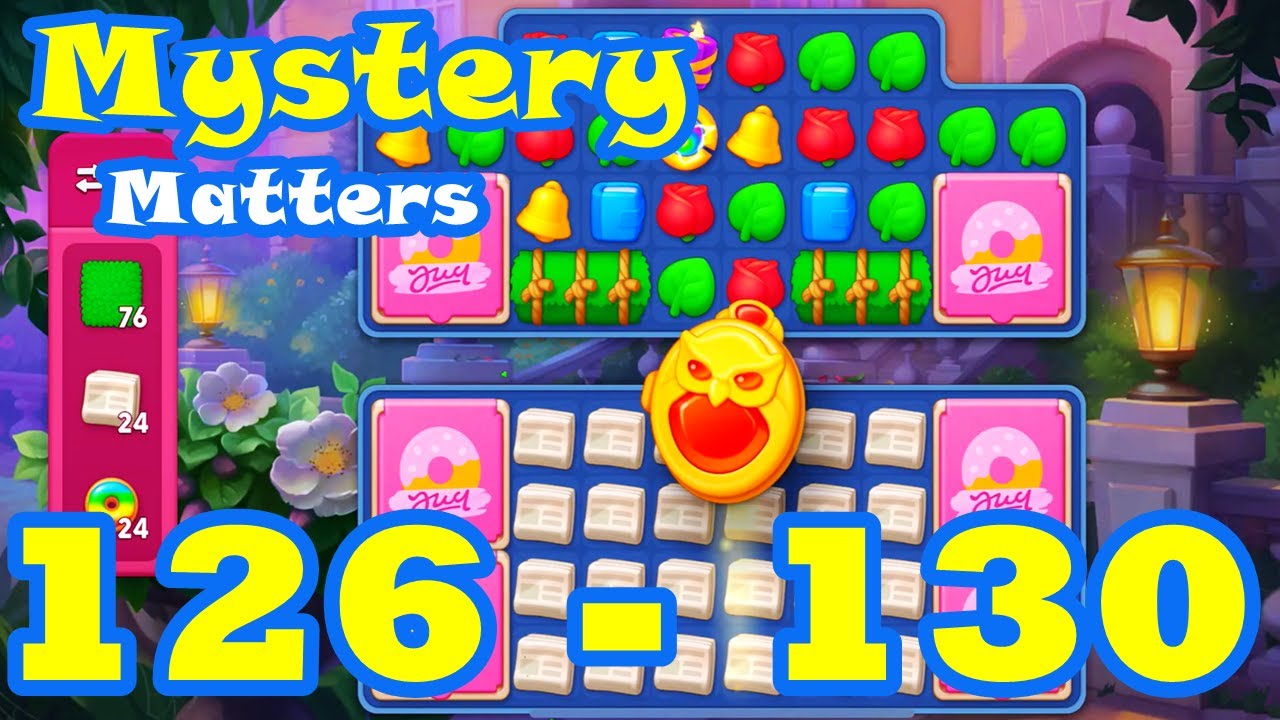 Mystery Matters Level 126 - 130 HD Gameplay | 3 match puzzle | Android ...
