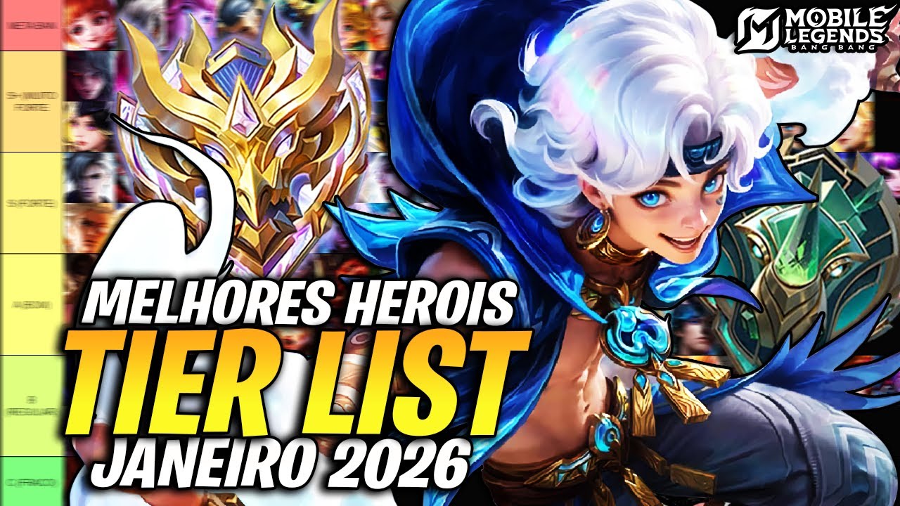 TIER LIST dos MELHORES e PIORES HERÓIS para SUBIR de ELO no MOBILE ...