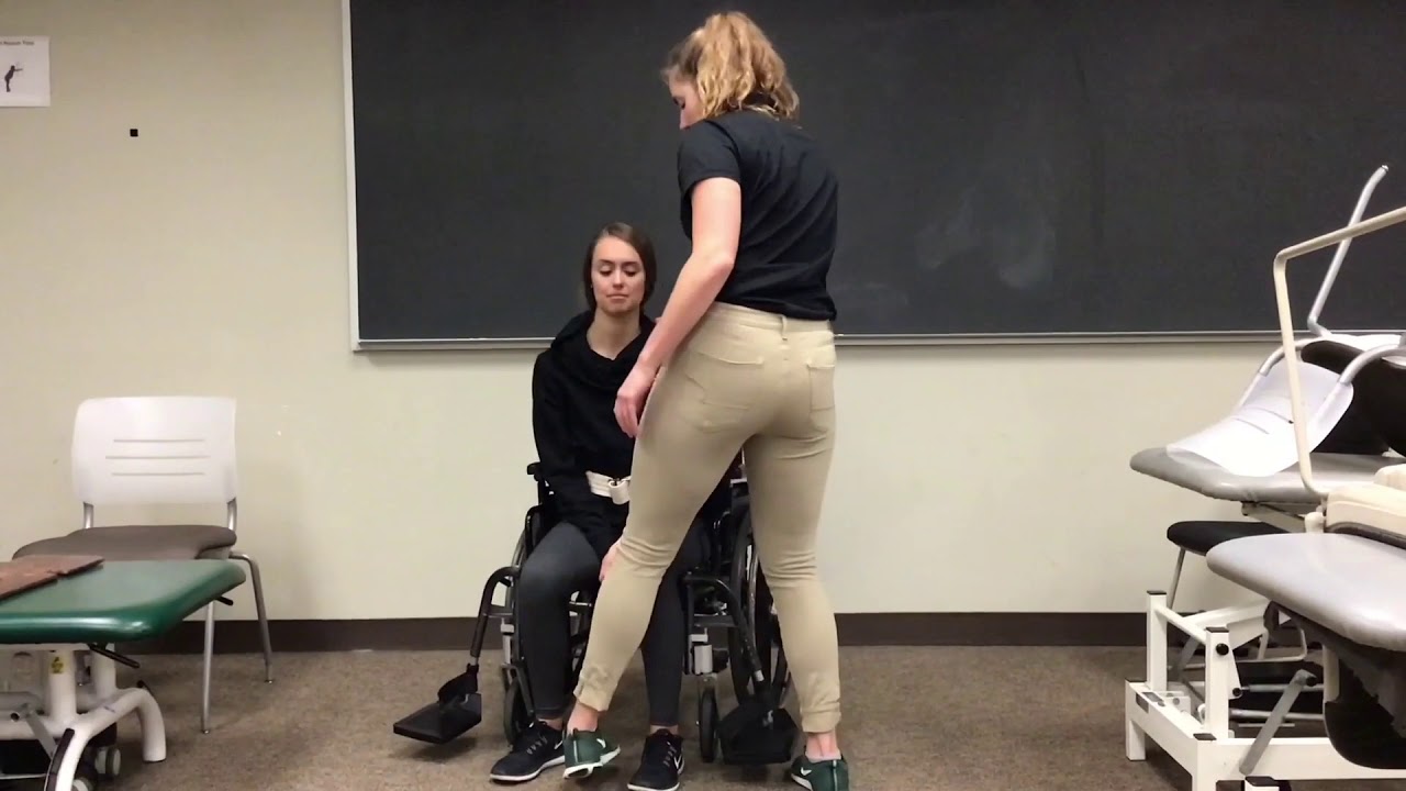 Skill 21_Scooting/Positioning the patient in sitting with 1 or 2 person ...