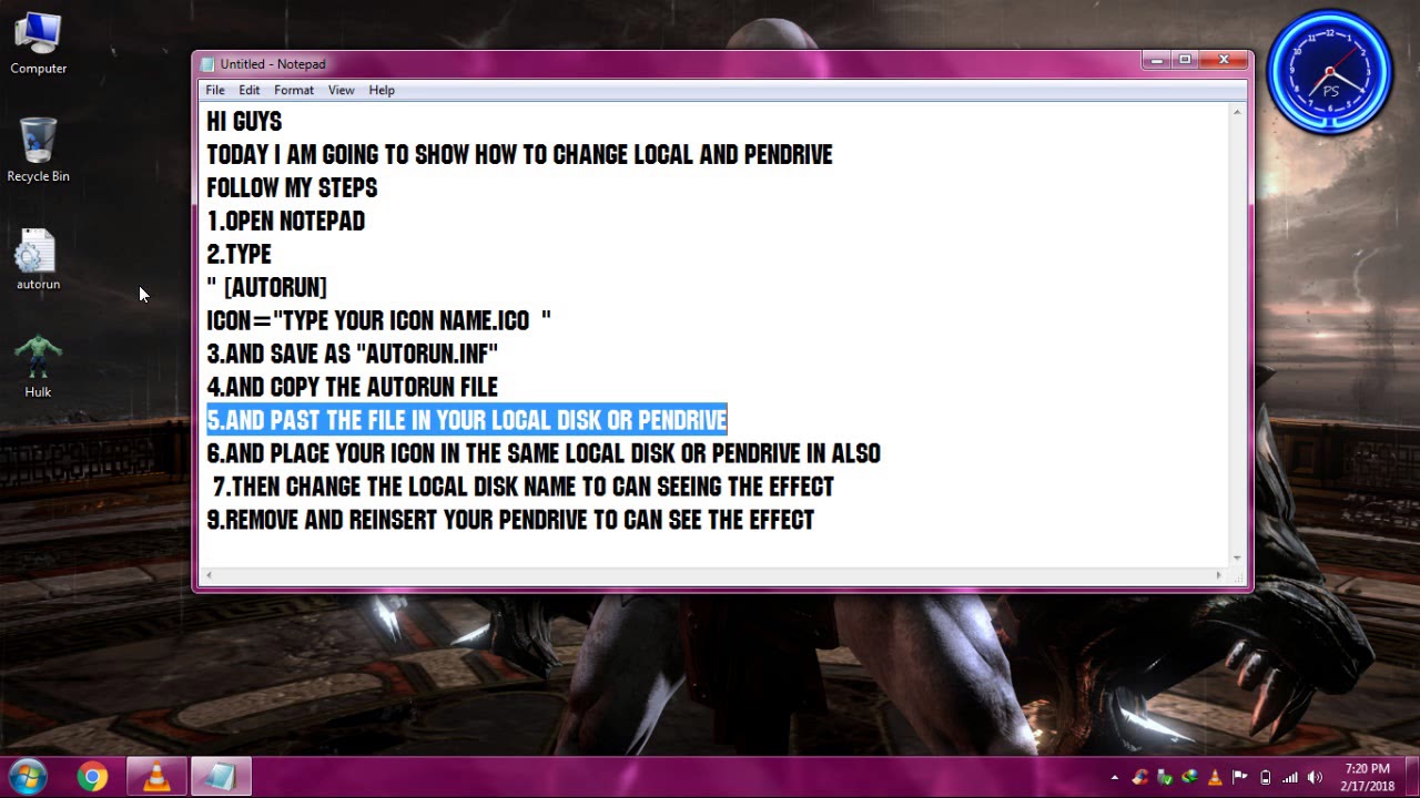 How To Change Local Disk and Pendriver Icon Eassy Steps - YouTube