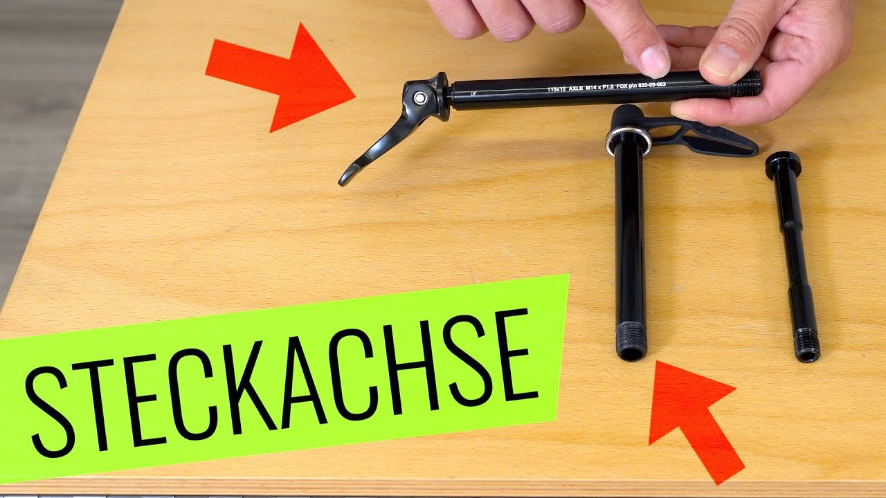 STECKACHSEN am FAHRRAD (Tutorial) - Varianten & Funktionsweisen ...