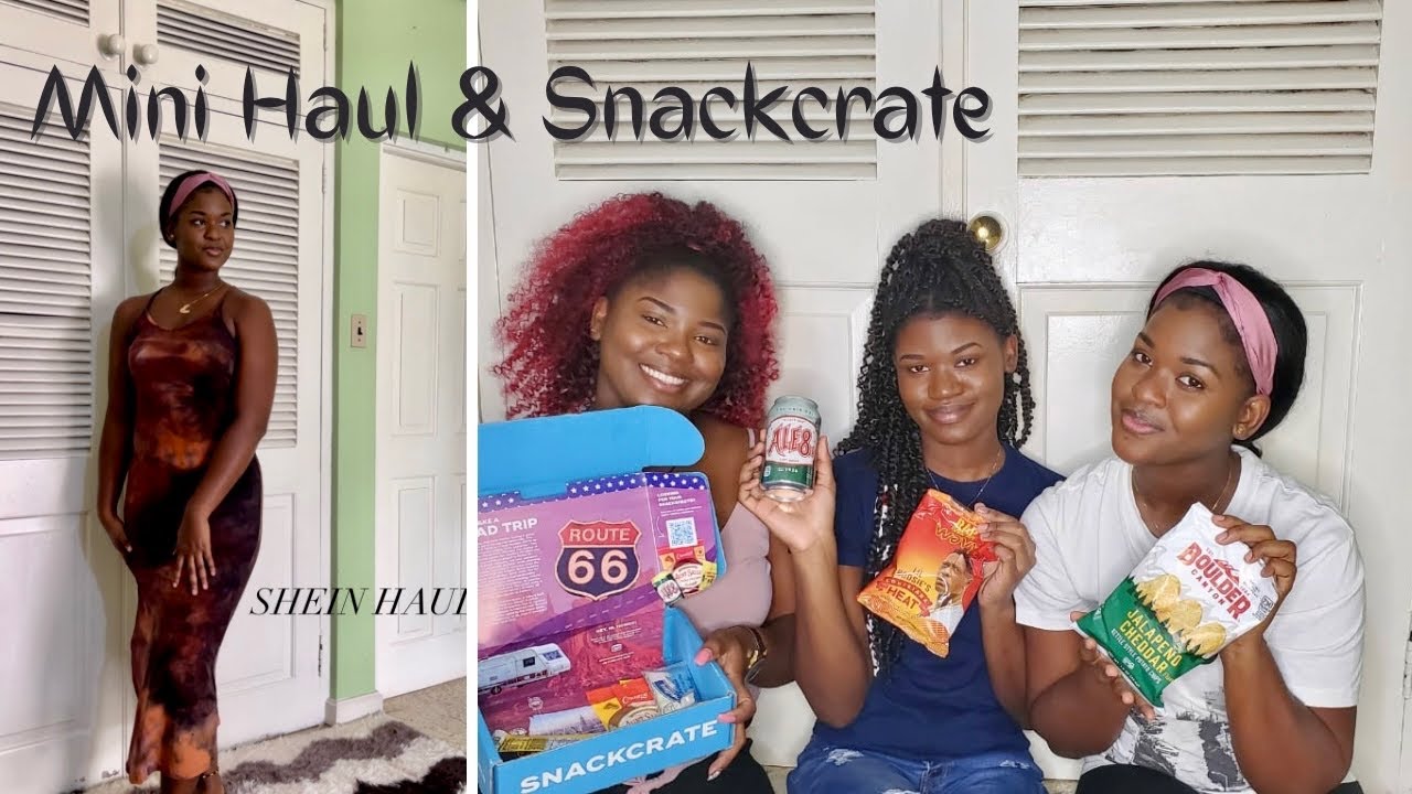 Mini shein hall + Trying foreign snacks (Girl's talk.... relationship ...