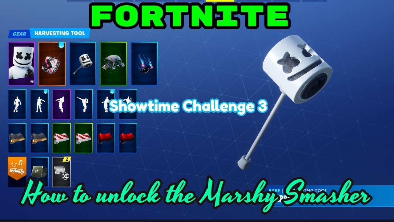 Fortnite How to get the Marshy Smasher - YouTube
