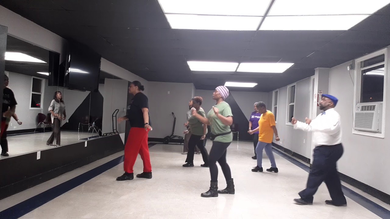 Slow De Whine line dance choreographed by Jermaine Matthews and taught ...