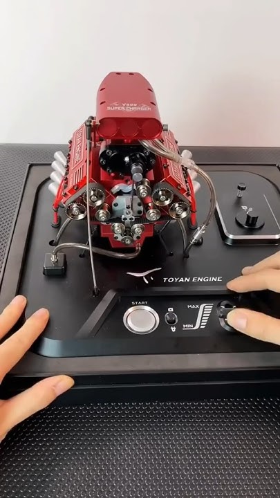 TOYAN V8 Engine FS-V800 28cc Nitro Engine #rc #nitro #engine #v8 #toyan ...