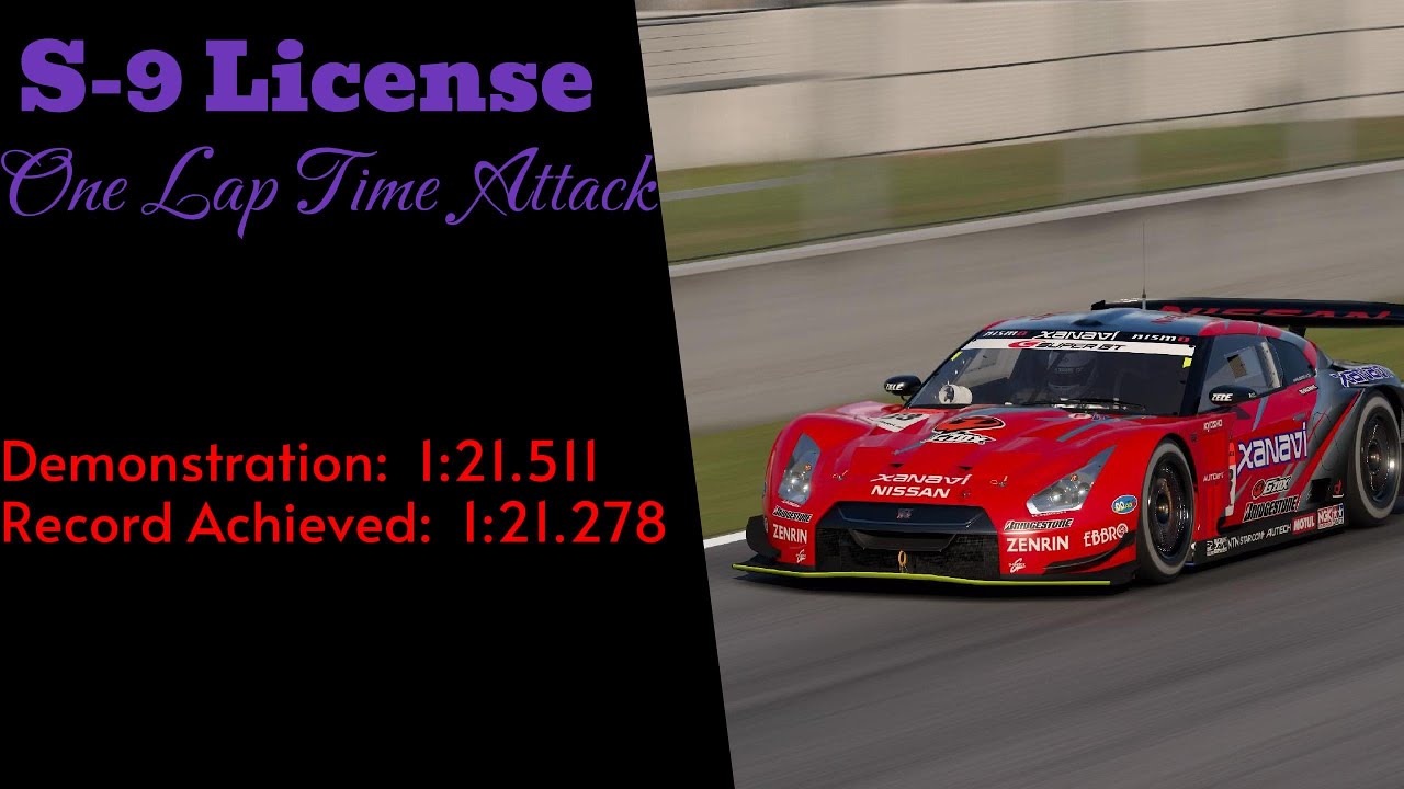 GT7 S-9 License Beating the Demonstration - YouTube