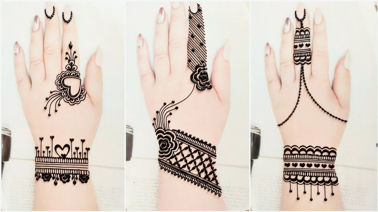 HEART ️ SHAPE MEHNDI DESIGN || New Mehndi Design|| Wedding Special ...