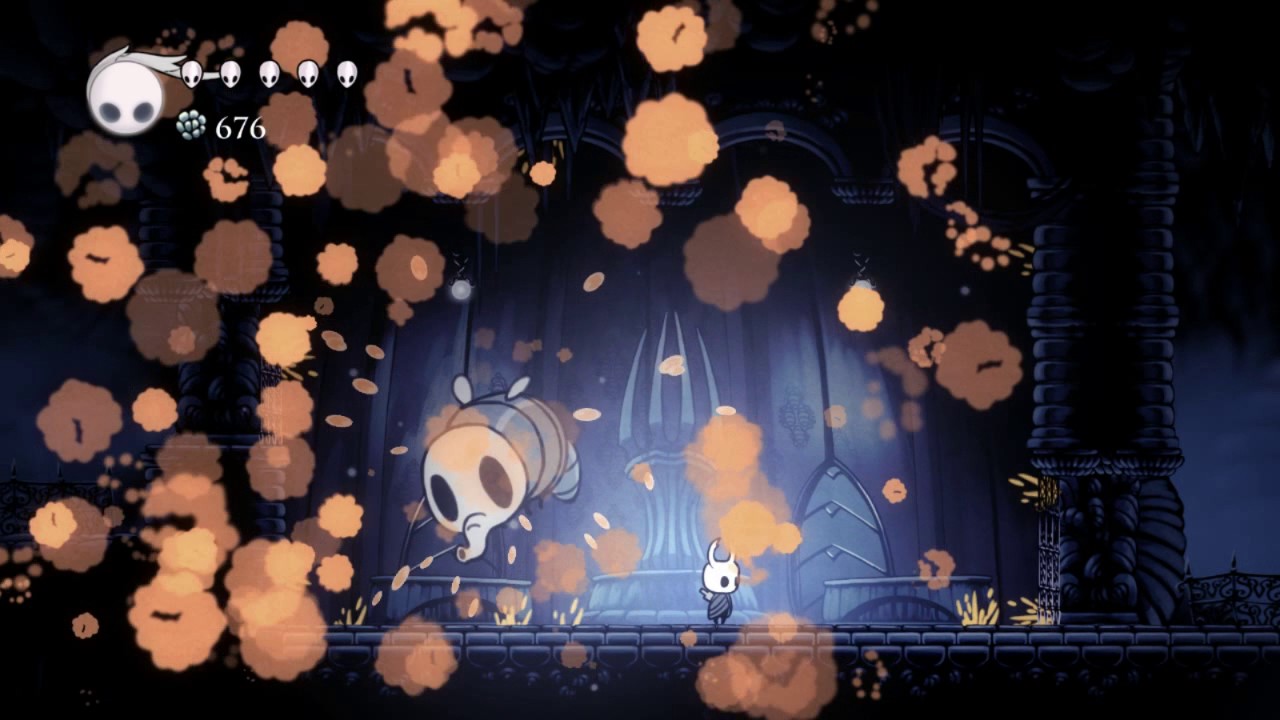 【Hollow Knight】Boss Fighting 1 - Gruz Mother (No Damage) - YouTube
