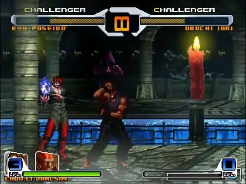 xWPx Mugen Battles #15 Hell Ryu vs Orochi Iori (both KOF Style) - YouTube