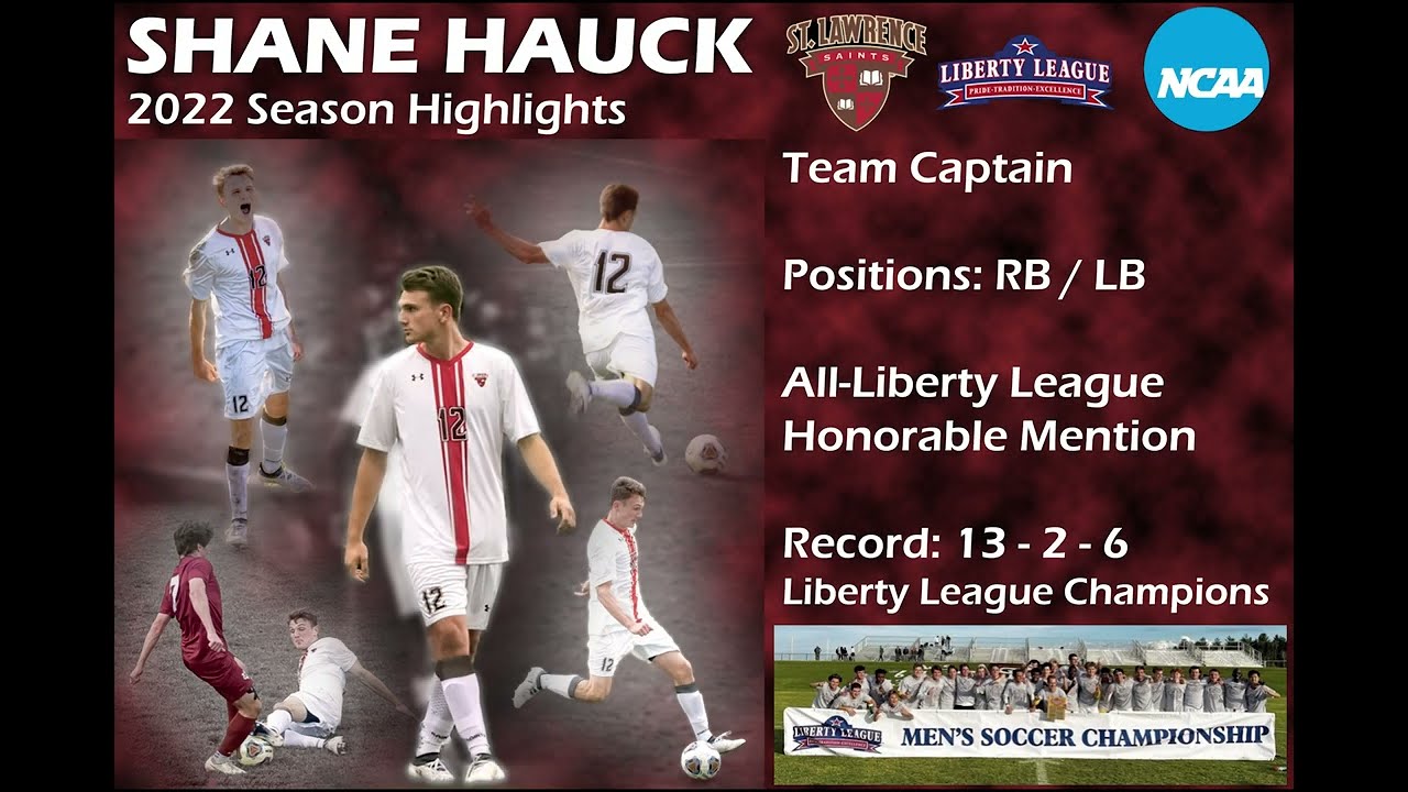 Shane Hauck Highlight Tape 2022 - St. Lawrence University - YouTube