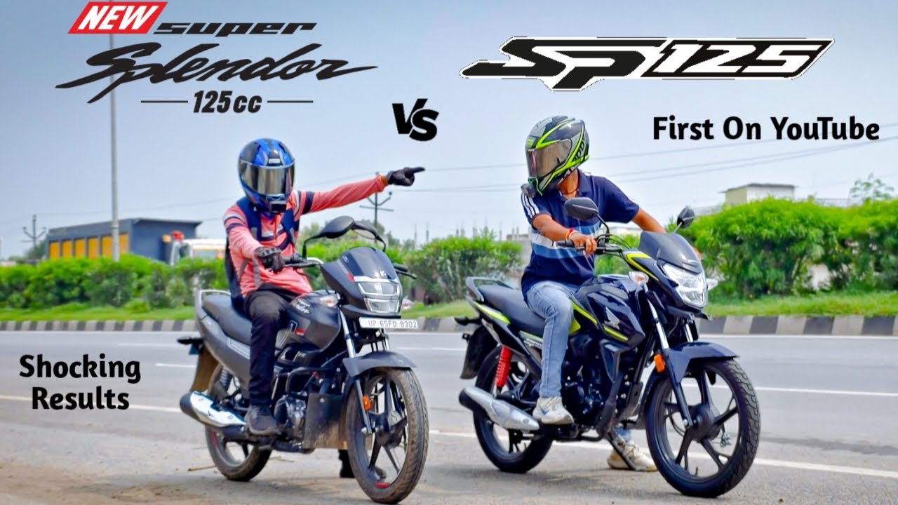 Hero Super Splendor xtec Vs Honda Sp 125 | Drag Race | First On Youtube ...