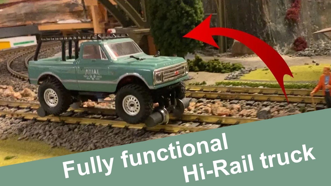 Fully functional G scale Road–Rail Vehicle - YouTube