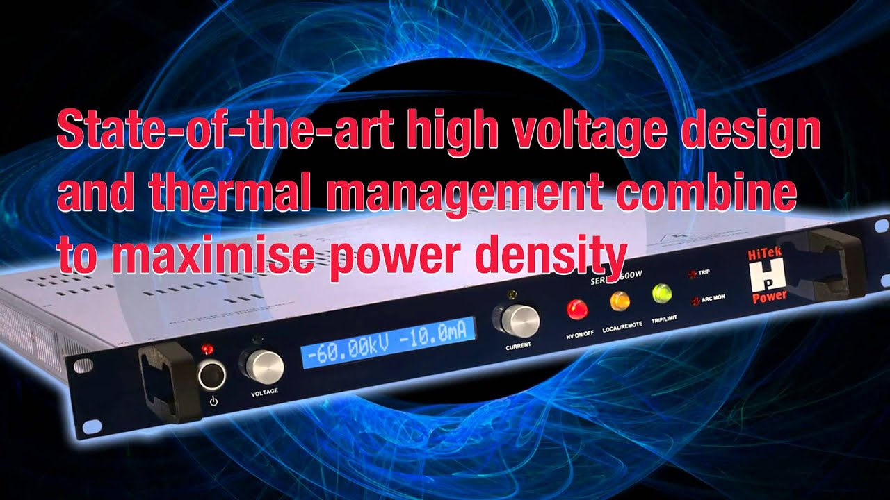 HiTek Power's compact 400W and 600W high voltage power supplies - YouTube