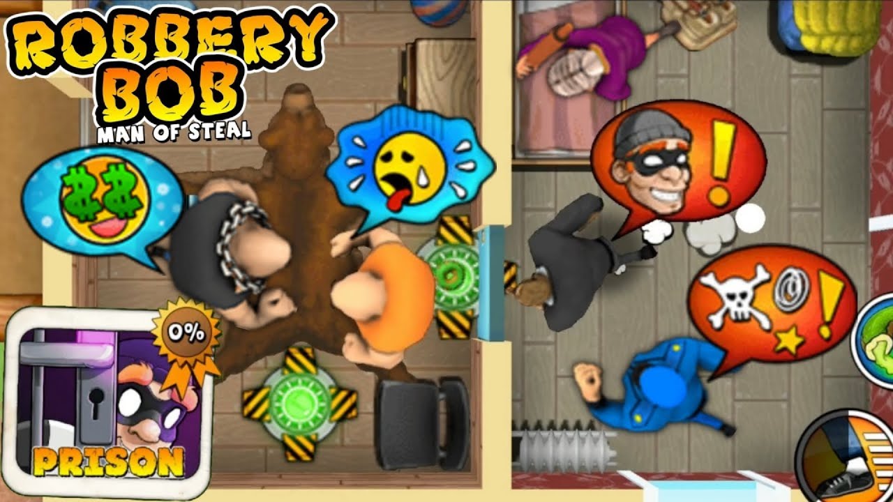 Robbery Bob - Biff Guard Prison Cosplay Gameplay Ep 53 - YouTube