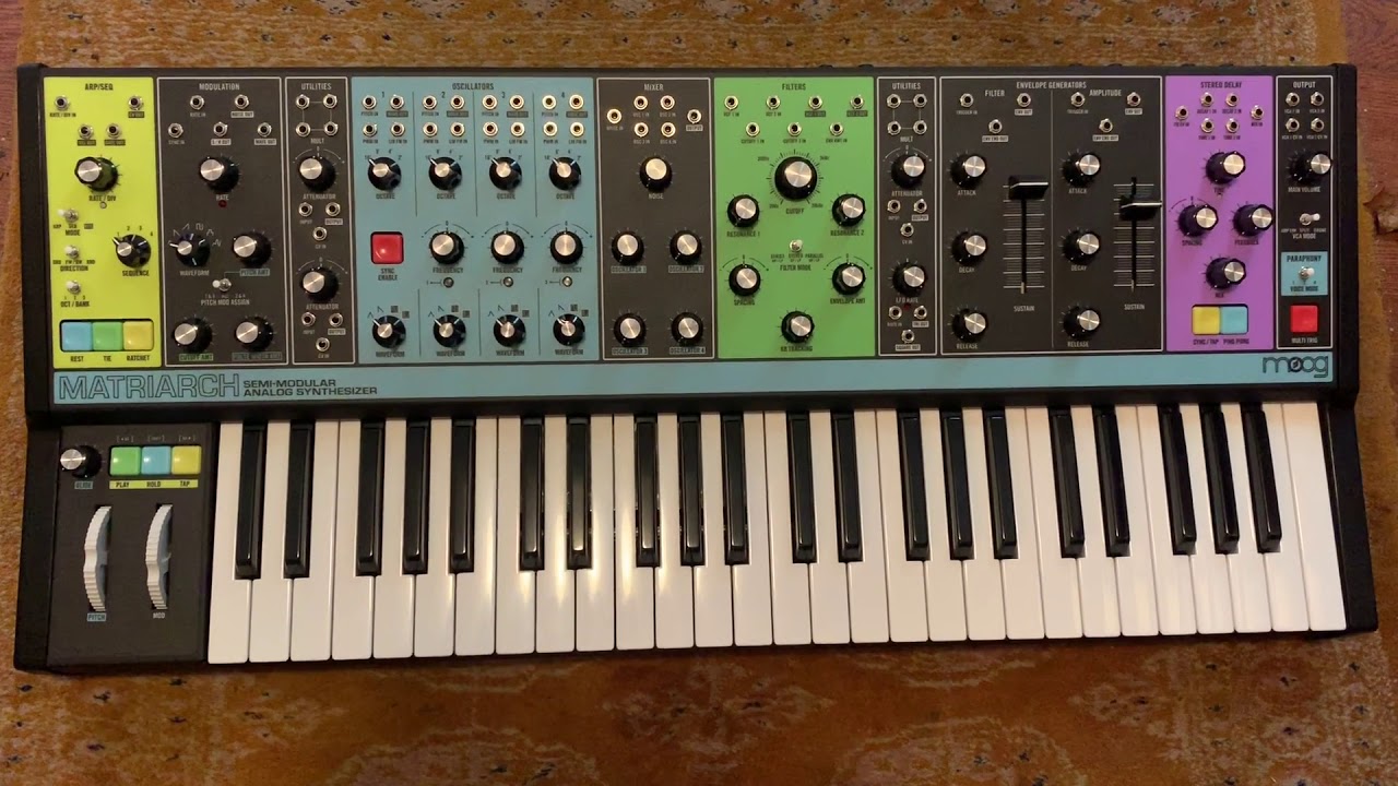 FIRST Moog Matriarch Unboxing on YouTube - YouTube