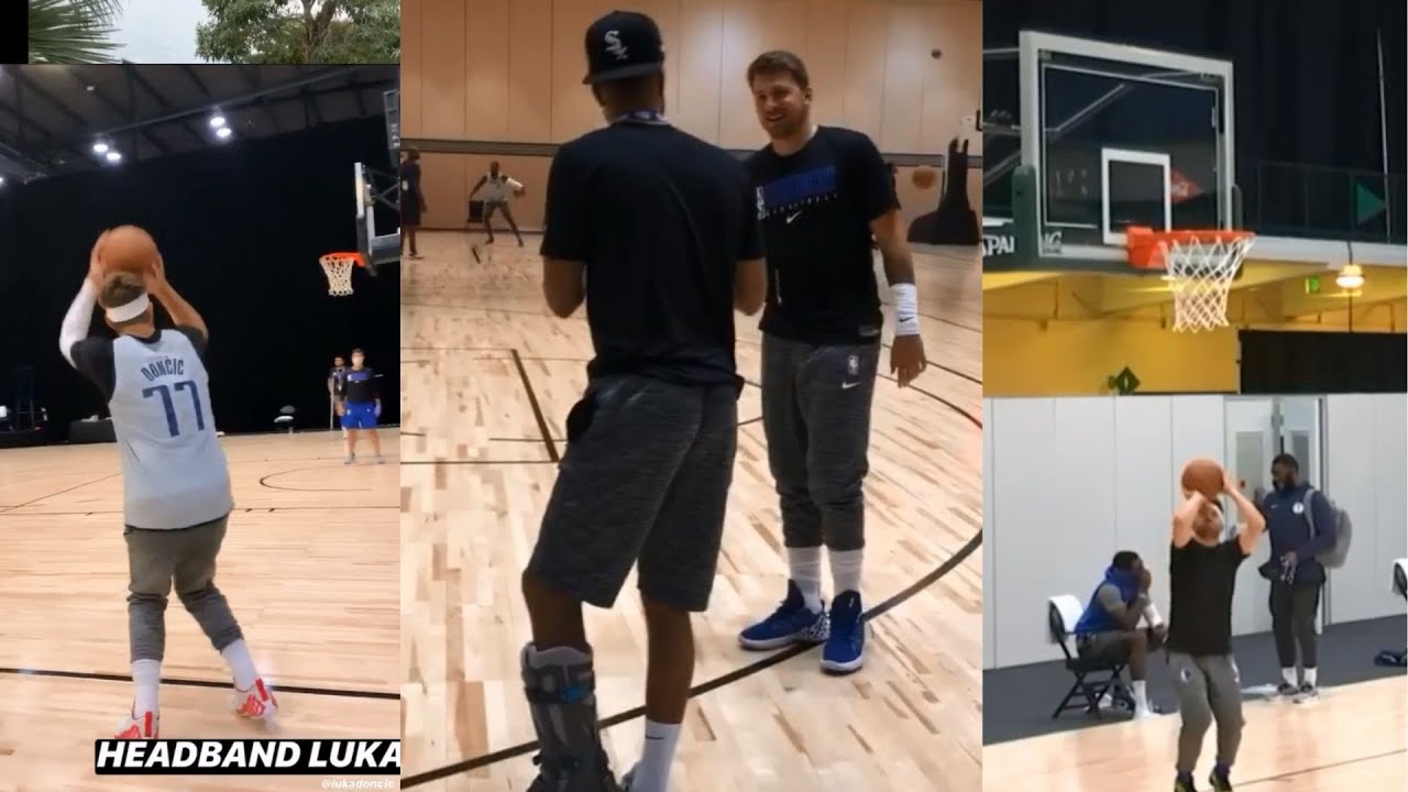 Headband Luka Doncic is back with more Trick Shots at Mavericks ...