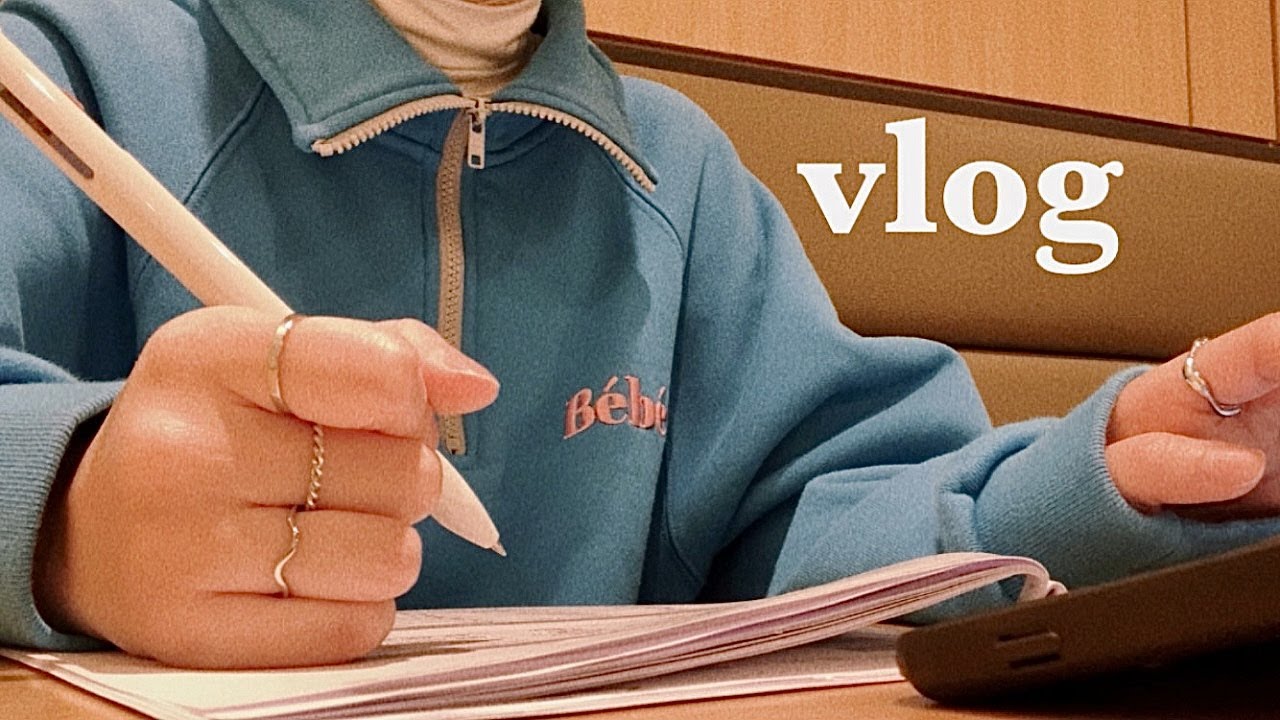 Vlog 취준생 일상 브이로그 연휴에 한파 뚫고 학원가는 사람 그게 나에요 7시 기상 프로젝트 정돈 카페 키츠네 인강듣고 Jpt 공부하는 취준생 일상