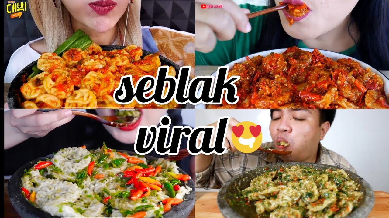 ASMR MUKBANG SEBLAK RAFAEL |MUKBANG SEBLAK VIRAL 🌶️🔥| Eating show COMPILATION - YouTube