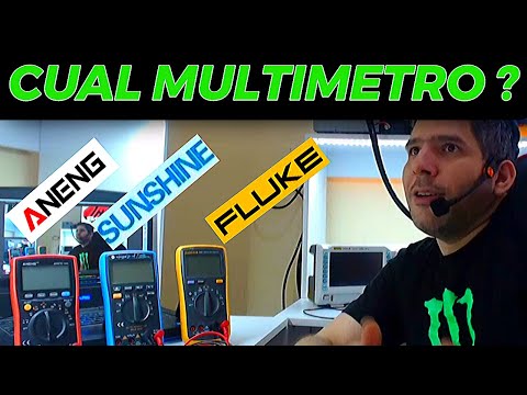 ME C%&# EN LA DIFERENCIA ! Revisión de multimetros - Fluke - Sunshine - Aneng
