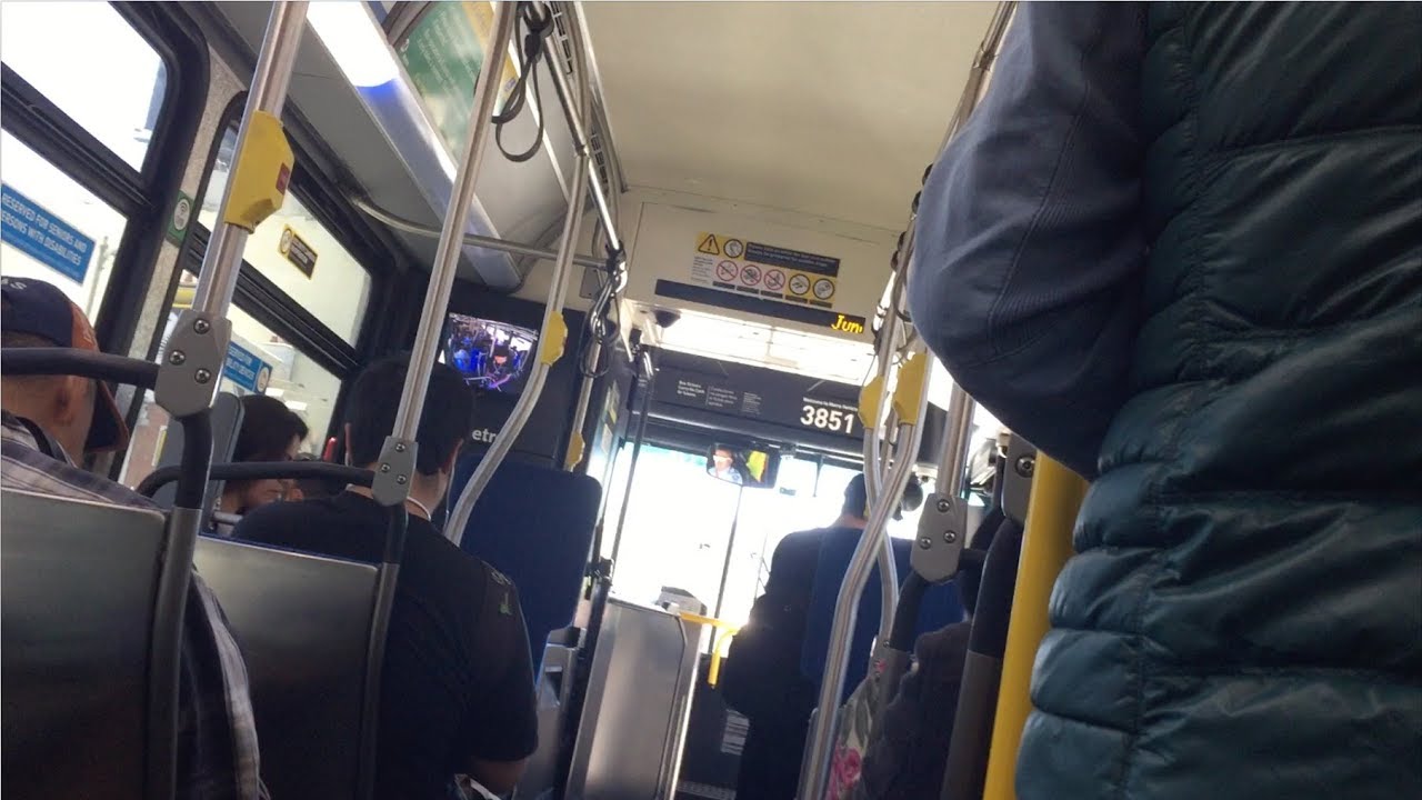 Crowded Metro Bus Ride in Los Angeles During Rush Hour - YouTube