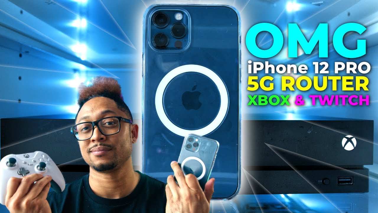 iPhone 12 Pro 5G ROUTER For Gamers and Streamers - YouTube