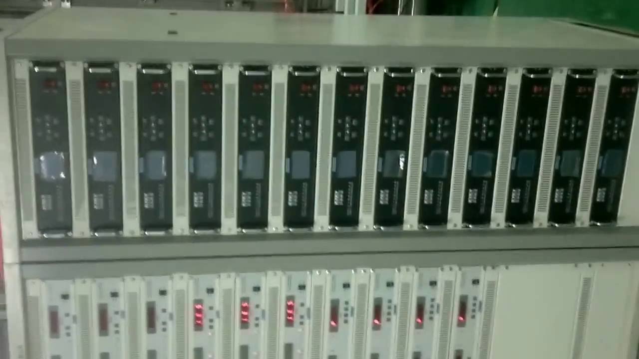 magnetron sputtering line for ITO conductive glass slides - YouTube