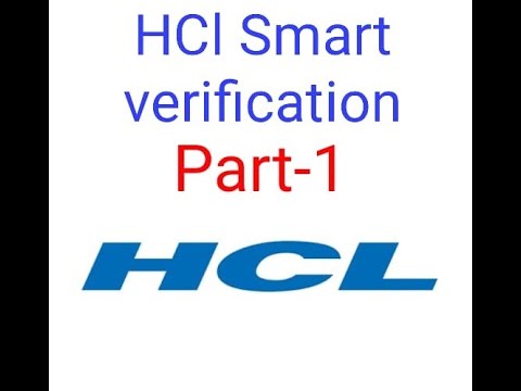 hcl smart verification || (on hindi) || HCL BACKGROUND VERIFICATION ...