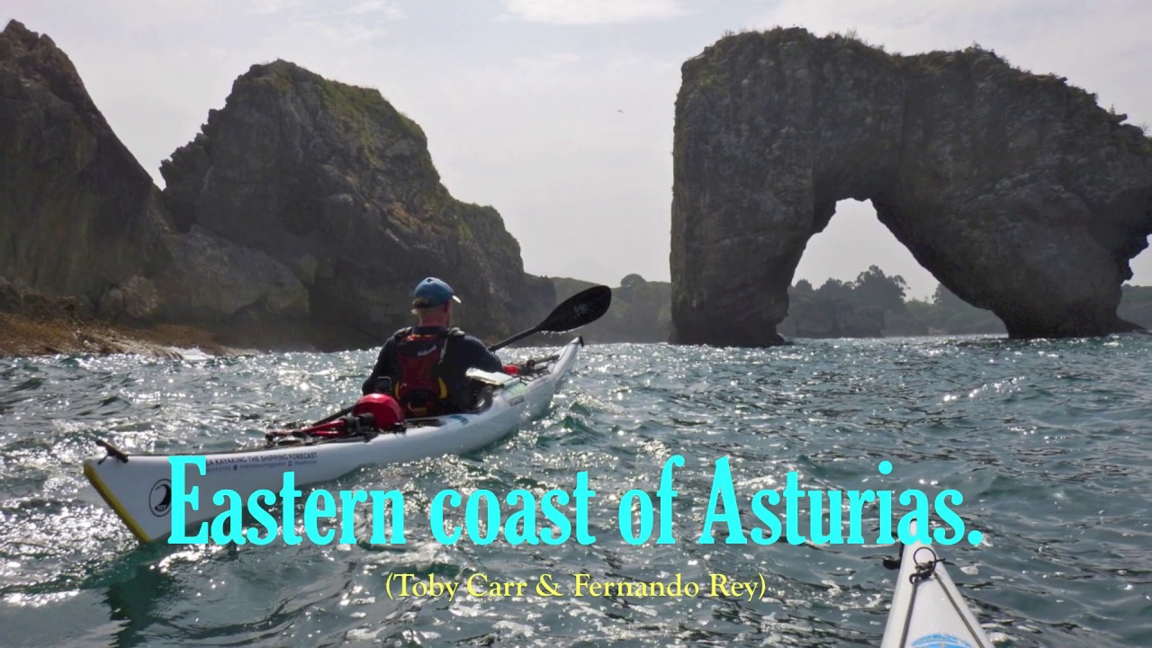 Eastern coast of ASTURIAS sea kayak with Toby Carr - YouTube