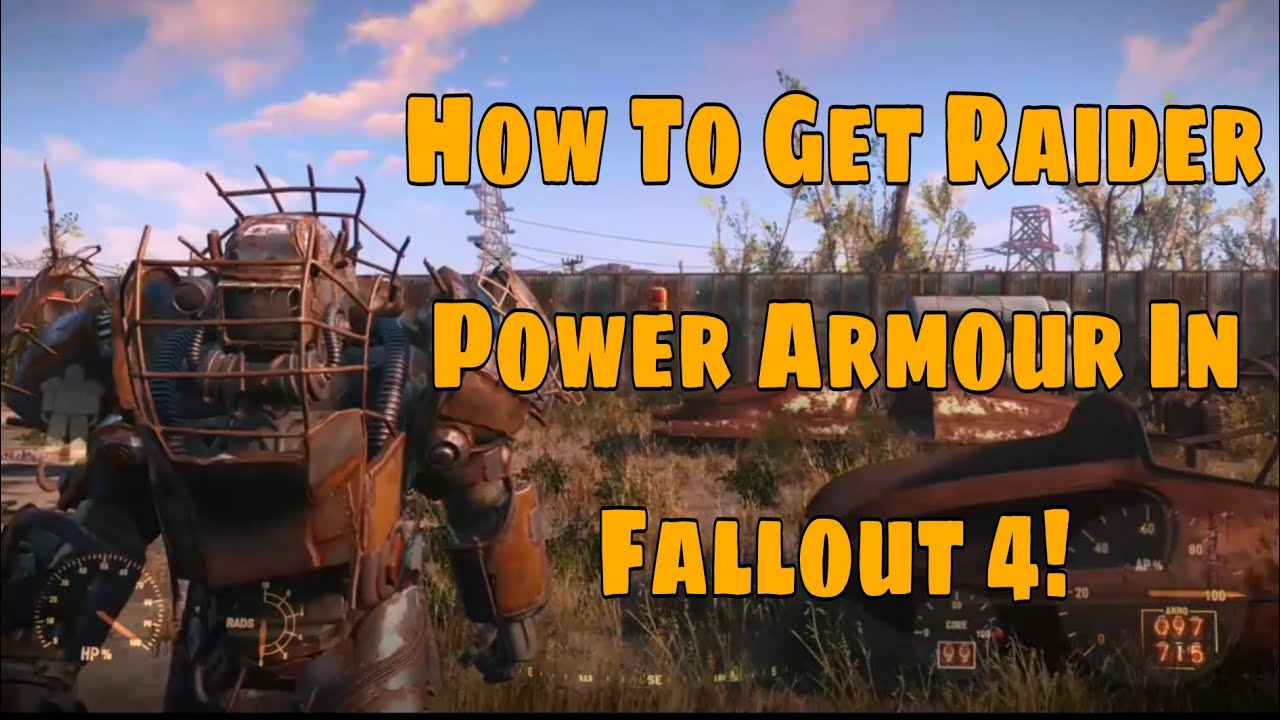 How To Get Raider Power Armour In Fallout 4! - YouTube