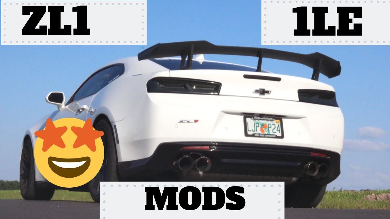 NEW CAMARO ZL1 1LE WING INSTALL - YouTube