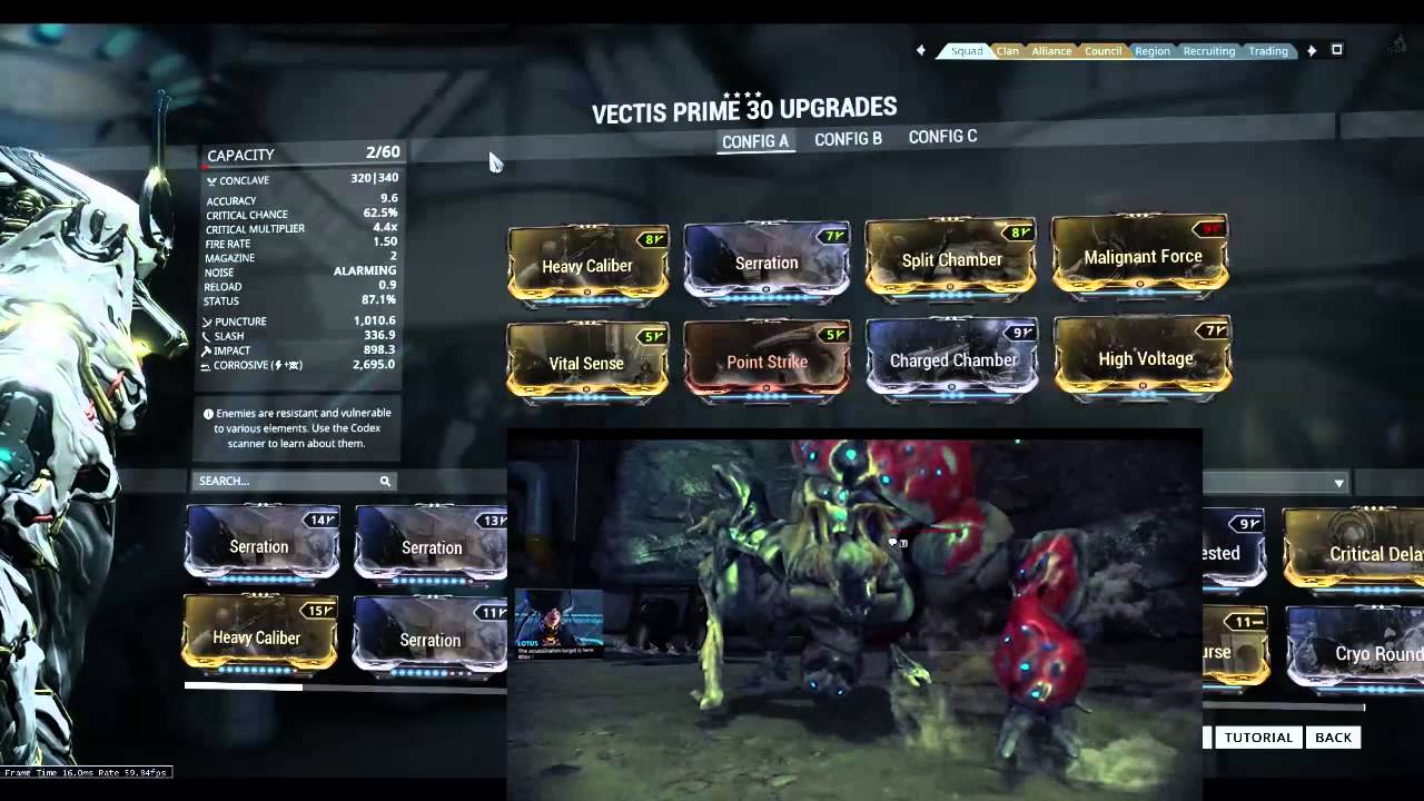 Warframe - Ash Prime & Vectis Prime - YouTube