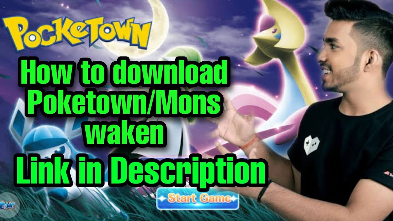 How to download Poketown/Mons awaken - YouTube