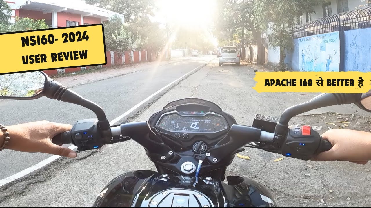New Pulsar ns160 is better than Apache 160 4v. - YouTube