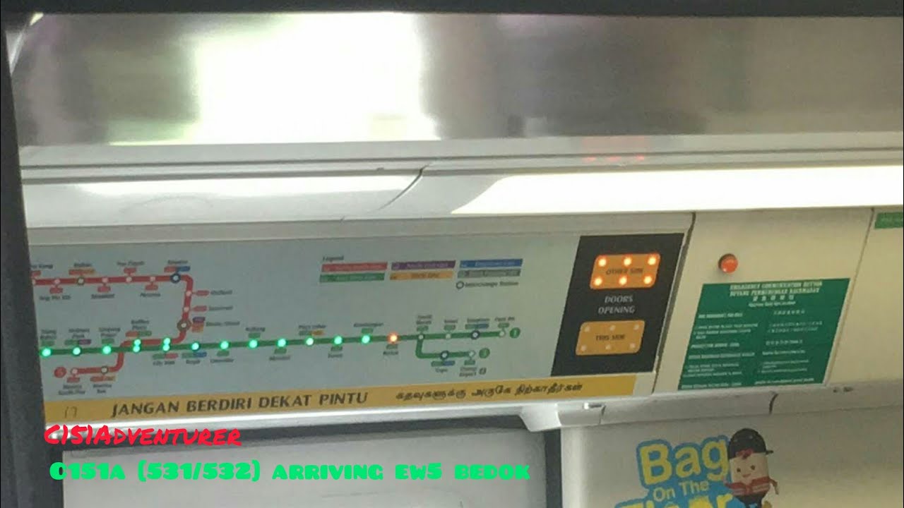 [The End of C151A’s Old STARiS] SMRT C151A 531/532 Arriving EW5 Bedok ...