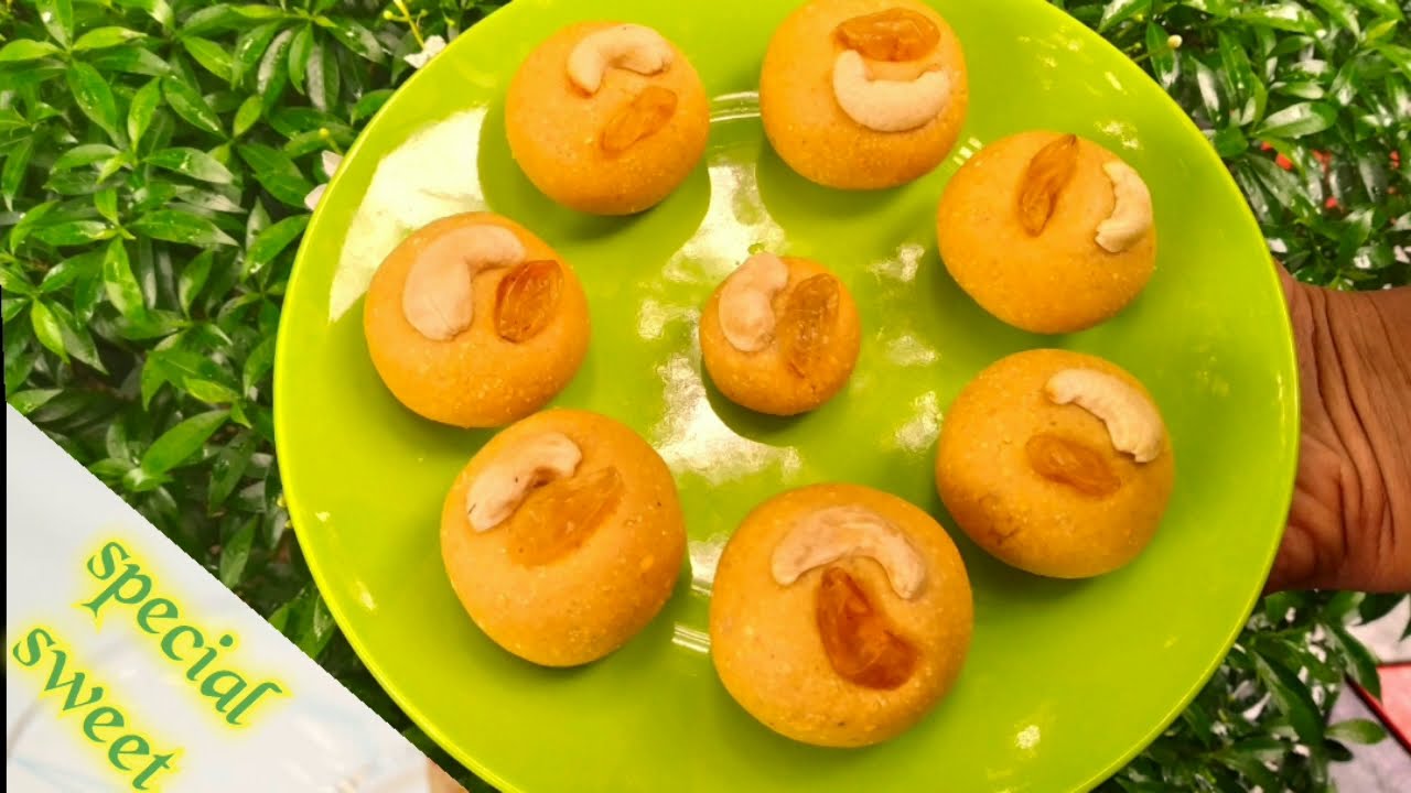 Pottu kadala Laddu // Roasted Gram Laddu // Simple Evening snack ...