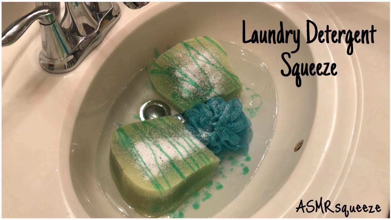 Laundry Detergent Squeeze/ASMRsqueeze - YouTube