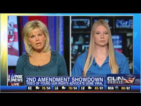 Pro Gun teen Sarah Merkle talks to Fox & Friends. - YouTube