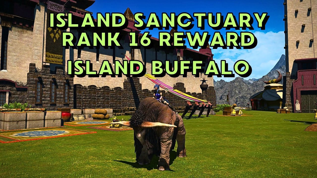 Island Buffalo - Mount Showcase | FFXIV Patch 6.4 - YouTube